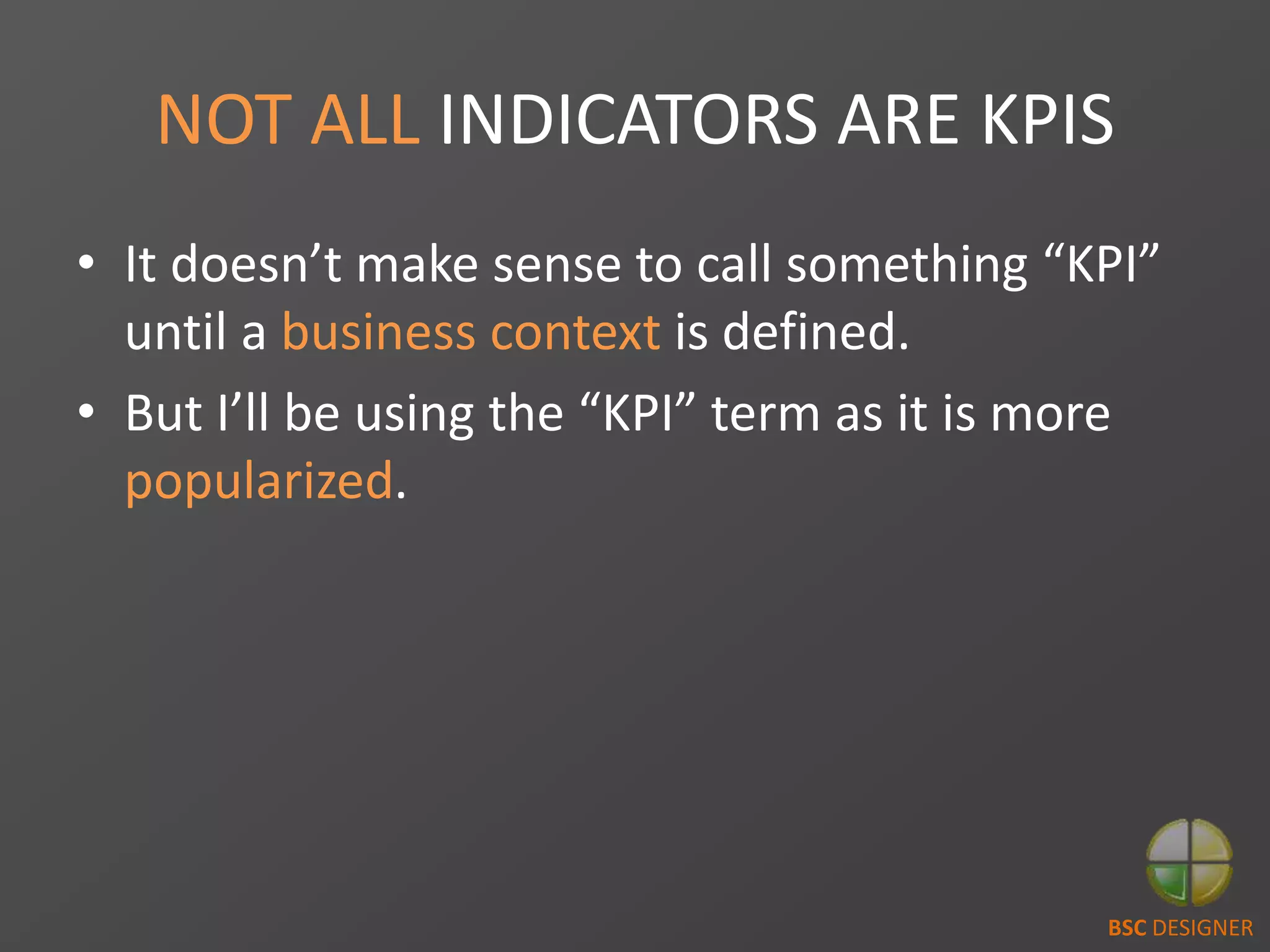 Scorecard and KPIs 101 | PPTX