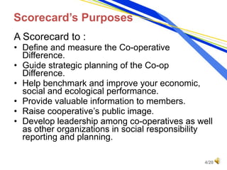 Scorecard presentation | PPT