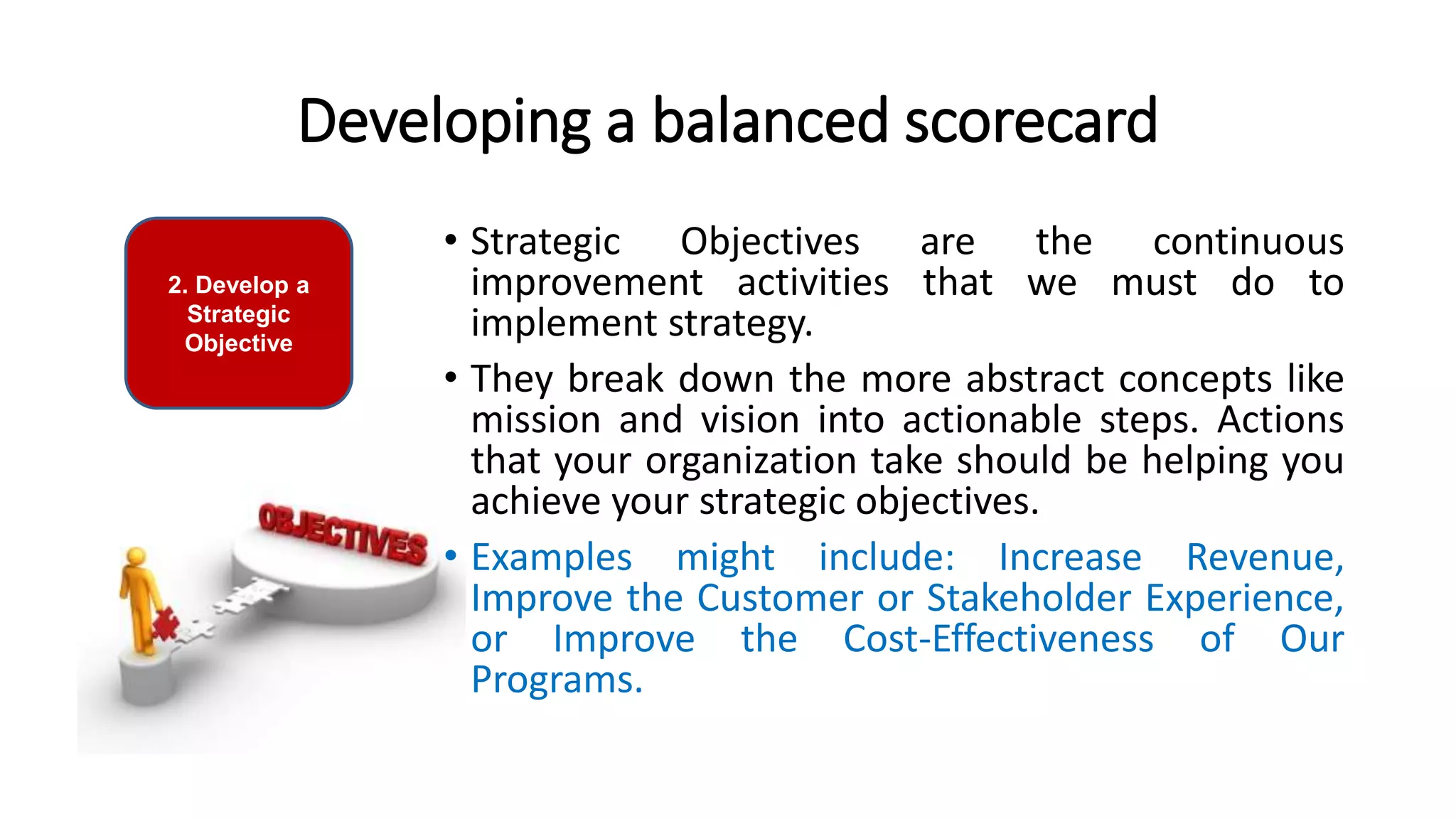 Devloping a Balanced Scorecard | PPTX