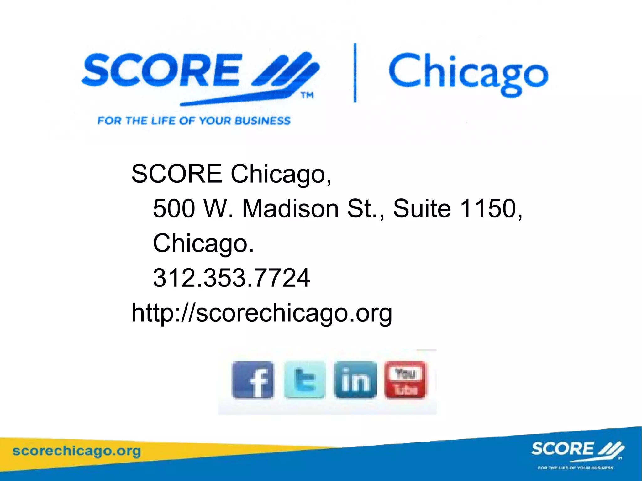 Score Chicago Introduction | PPT