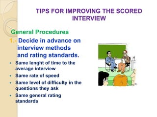 Scored interview presentation | PPT