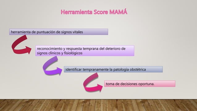 score mama 28 de mayo.pptx | Pregnancy | Reproductive Health