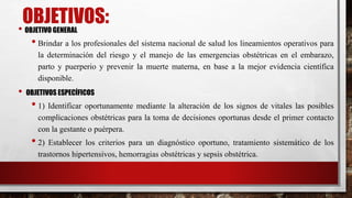 SCORE MAMA Y CLAVES OBSTETRICAS.pptx