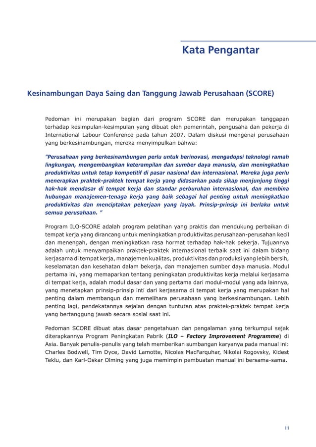 Score modul ILO | PDF