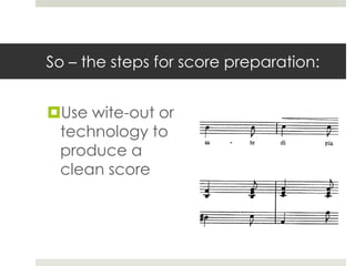 Score preparation with IPA | PPT
