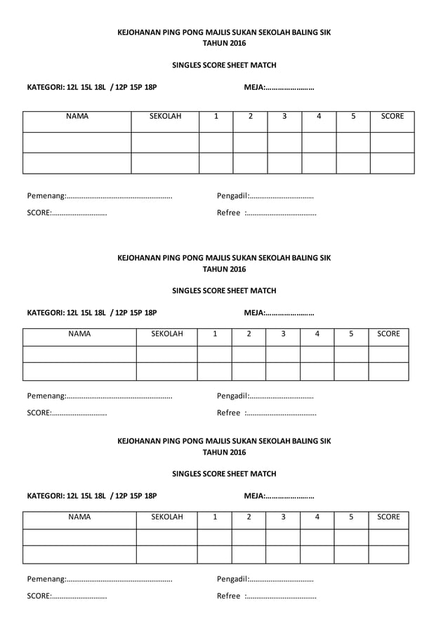 Score sheet ping pong mssM 2016 | DOCX