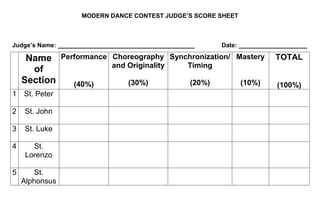 Score Sheets.docx