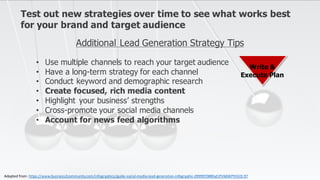 Social media for small business lead generation | PPT