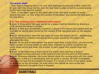 Scoring in basketball | PPTX