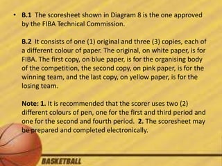 Scoring in basketball | PPTX