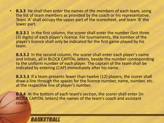 Scoring in basketball | PPTX