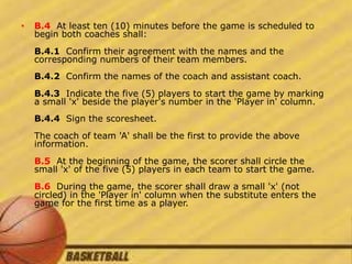 Scoring in basketball | PPTX