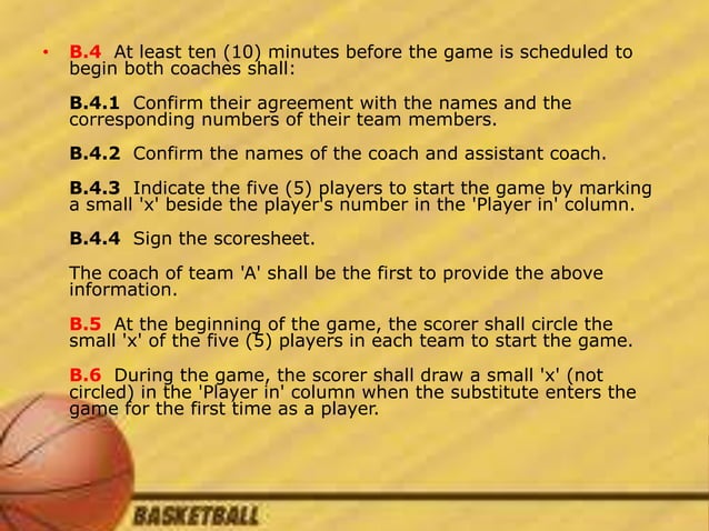 Scoring in basketball | PPTX | Soccer | Sports