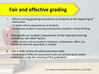 Scoring and grading ppt | PPTX