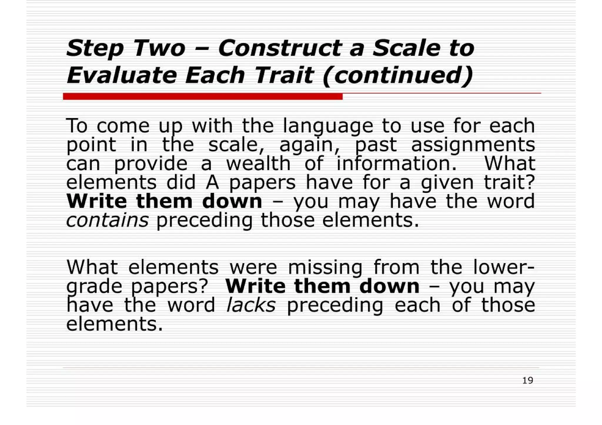 Scoring Options For Essays And Other Assignments | PDF