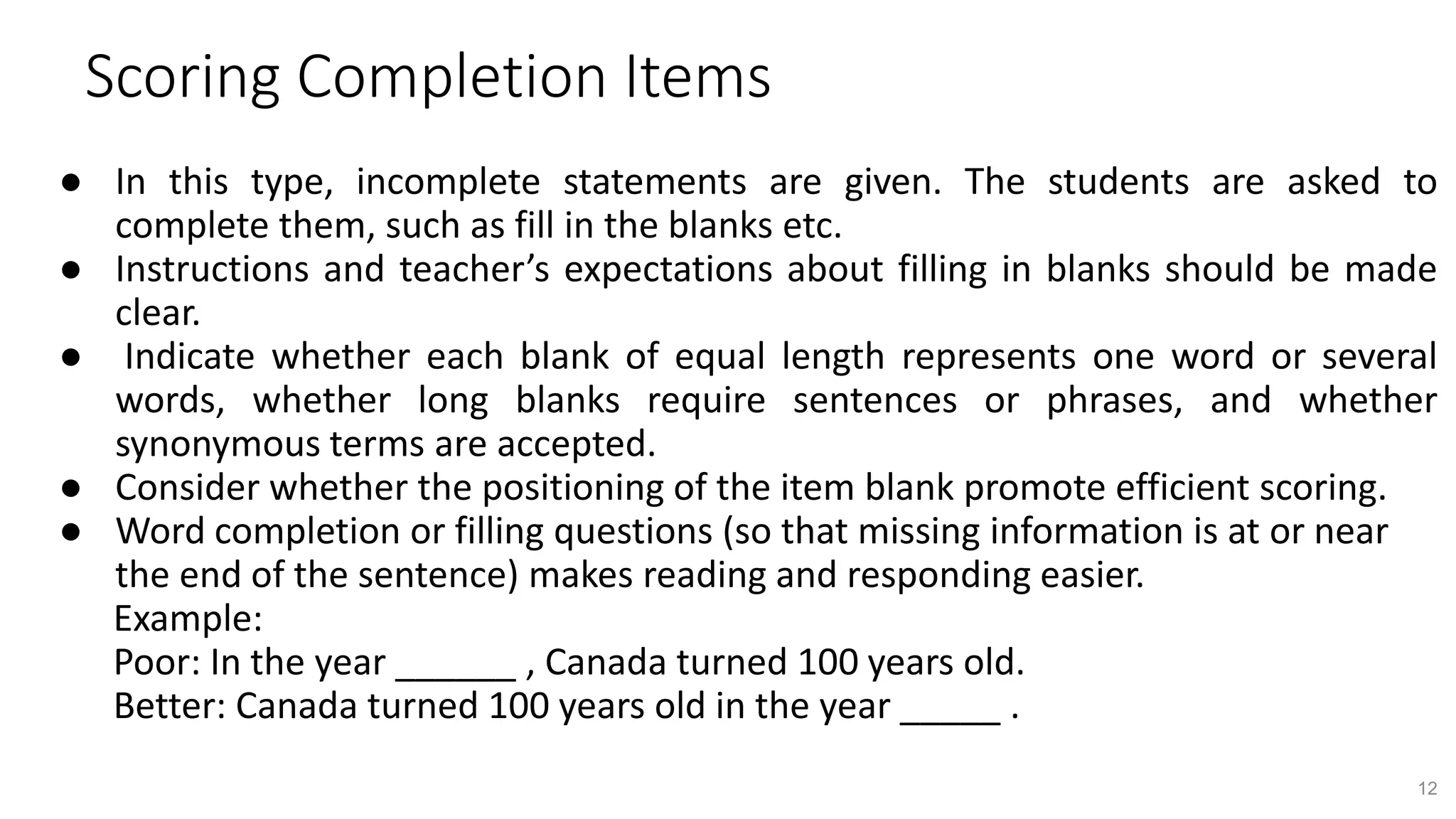 Scoring paper and pencil tests-Week 13.pptx