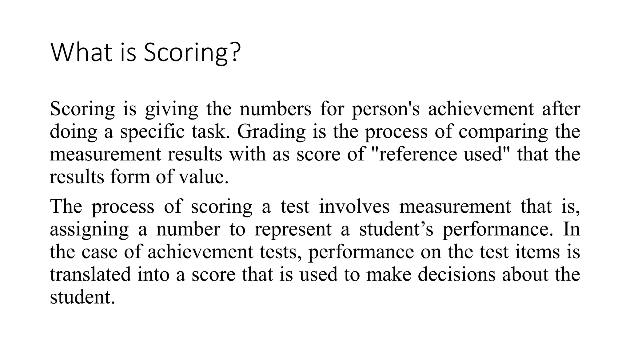 Scoring paper and pencil tests-Week 13.pptx