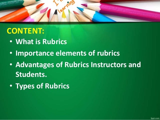 Scoring rubrics | PPT