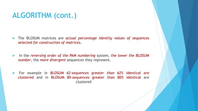 Scoring Schemes In Bioinformatics Blosum Pptx Genetics Science