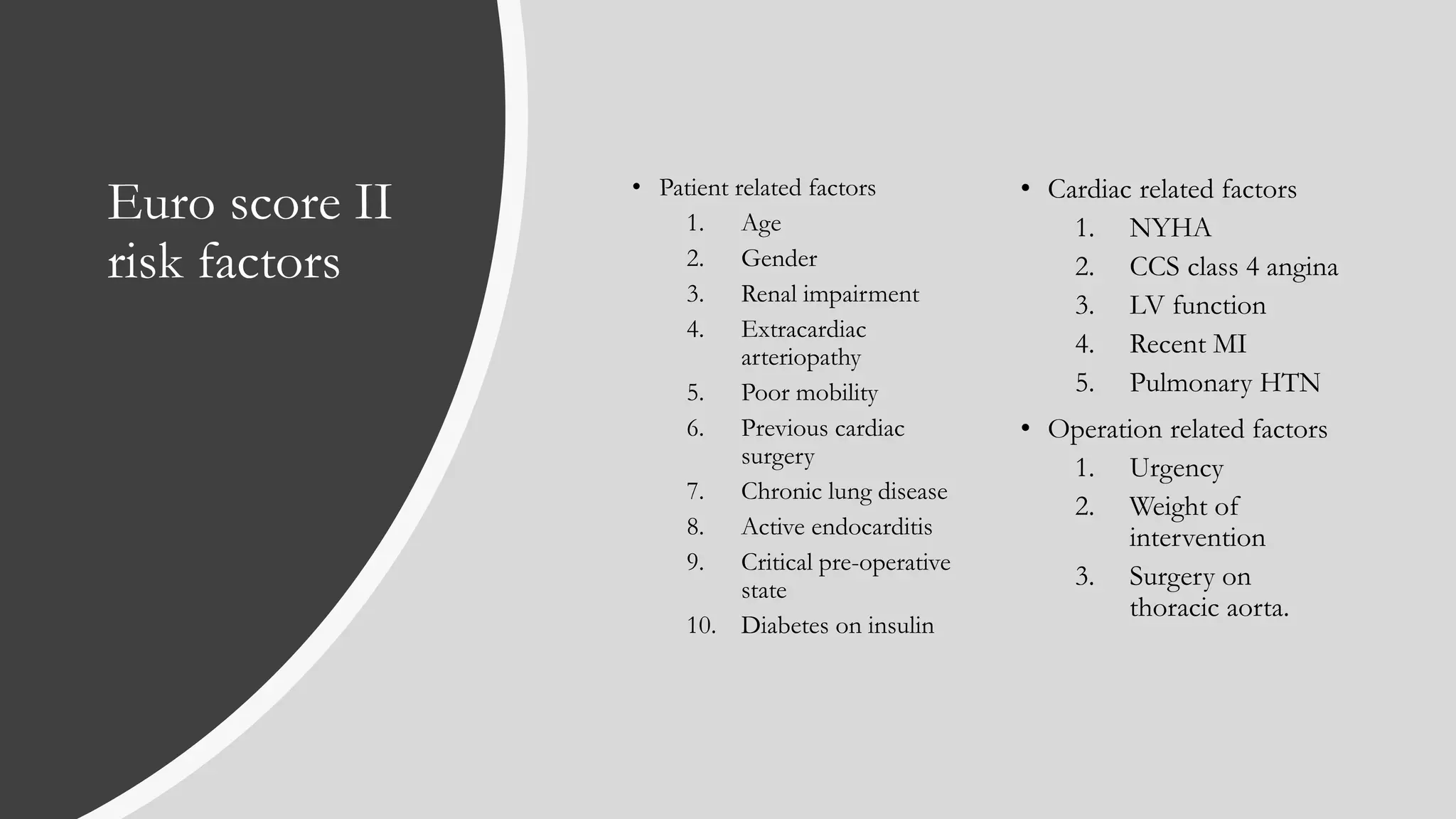 Scoring systems in cardiac surgery | PPTX