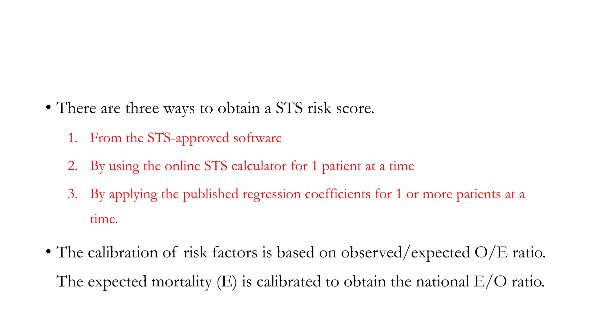 Scoring systems in cardiac surgery | PPTX