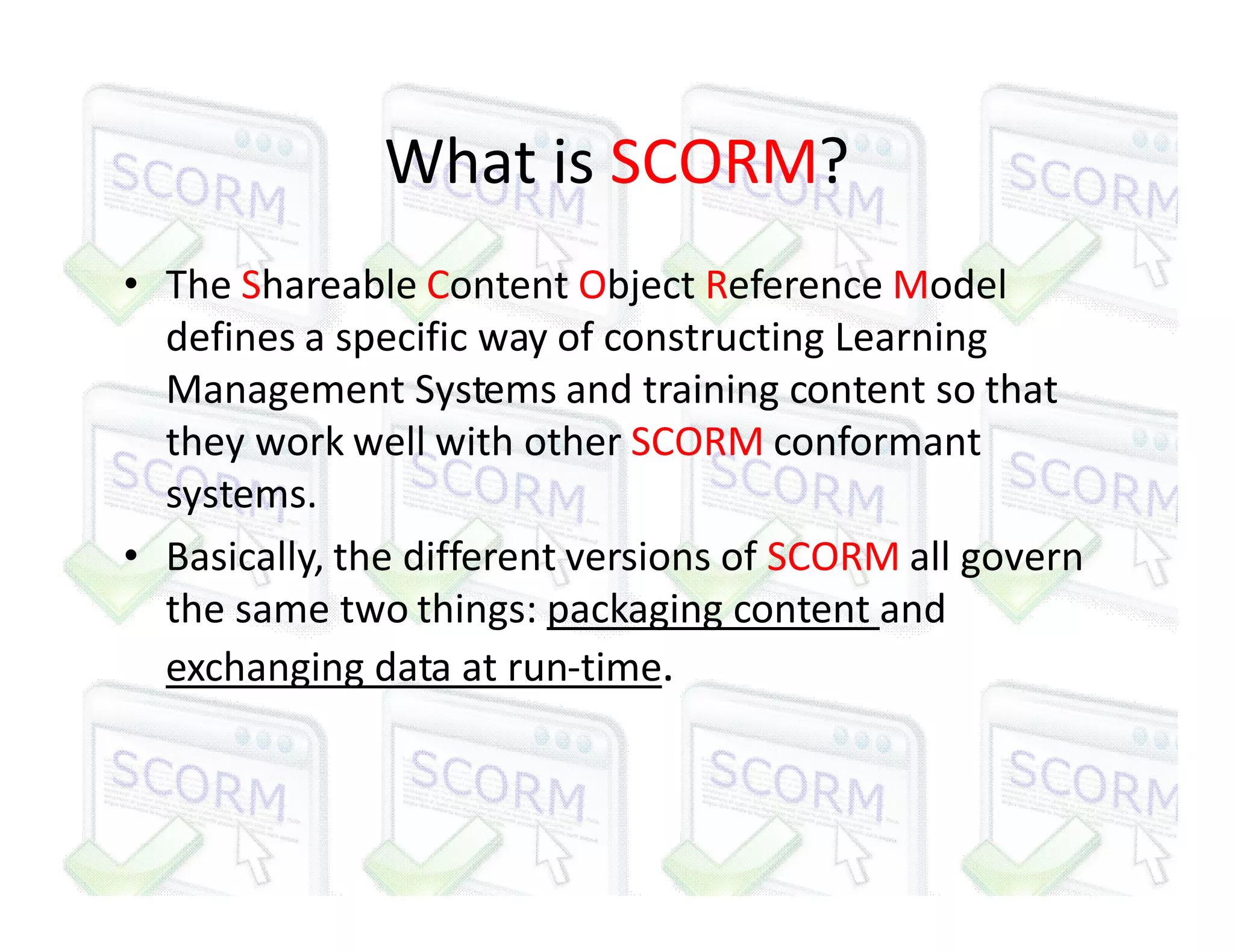 Scorm | PDF