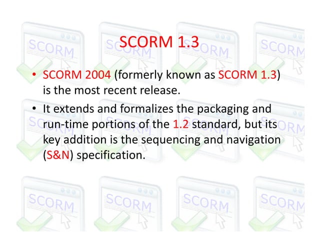 Scorm | PDF