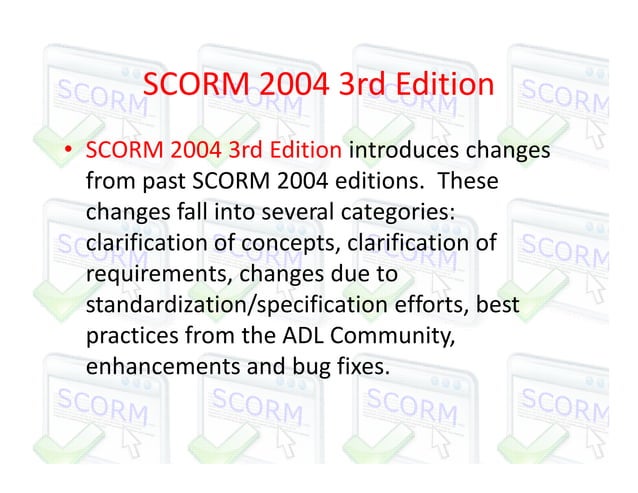 Scorm | PDF