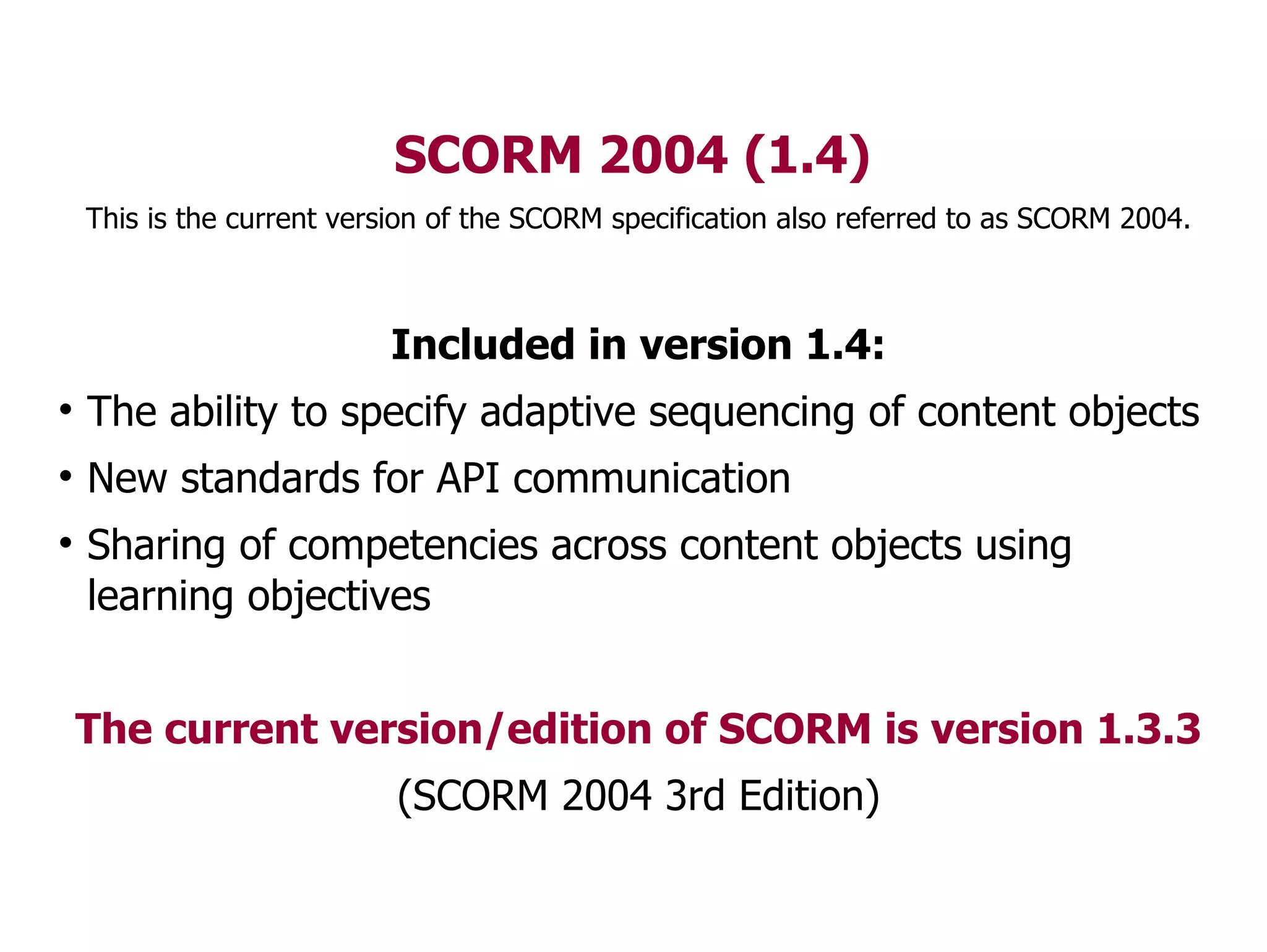 Scorm, A Beginners Guide. | PPT