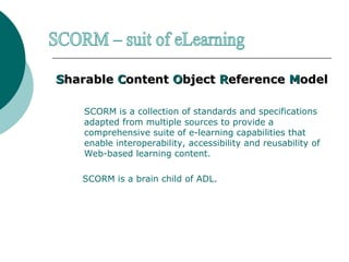 Scorm | PPT | Technology & Computing