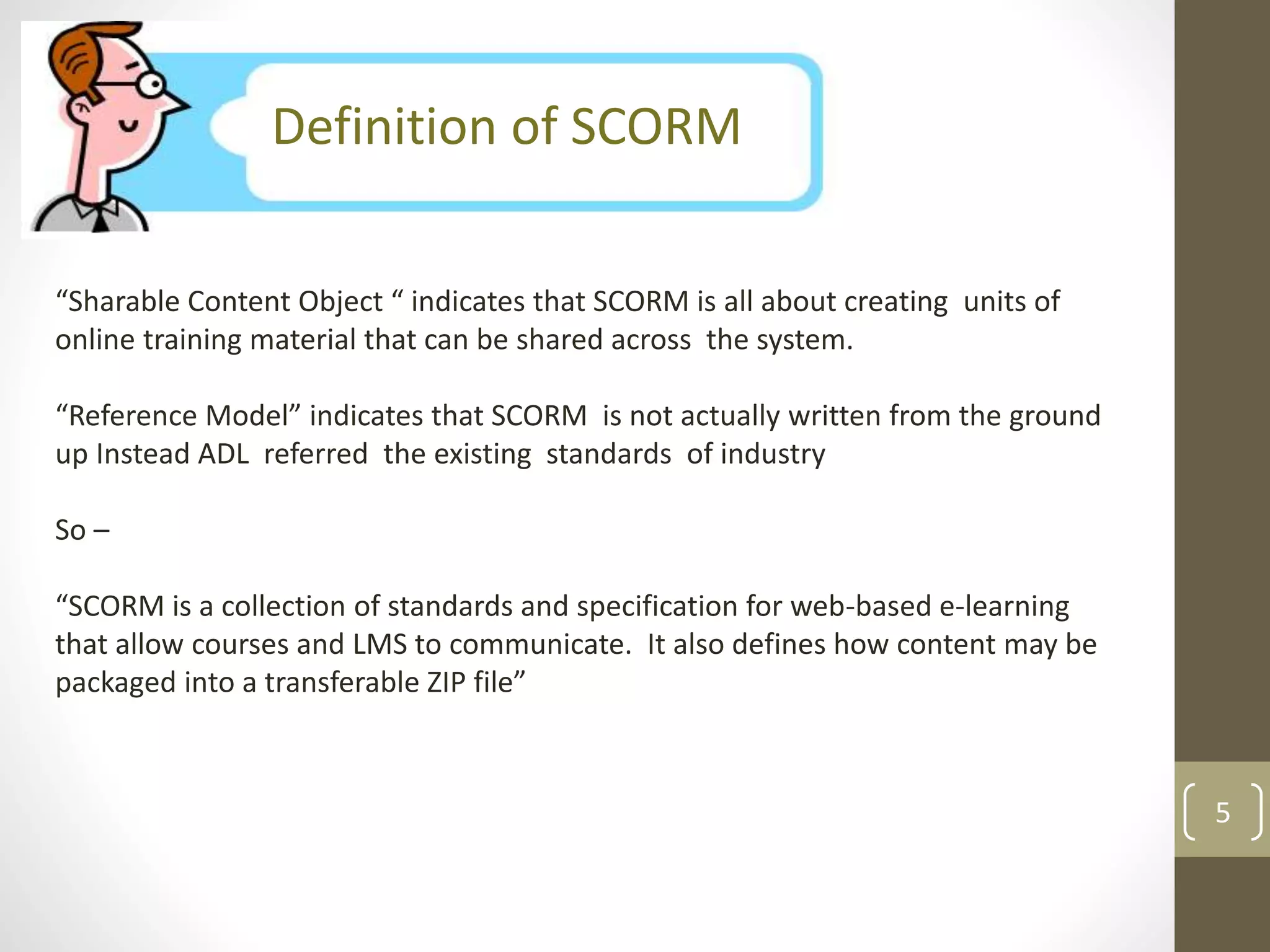 SCORM beginner-tutorial | PPTX