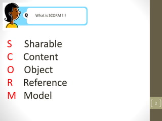 SCORM beginner-tutorial | PPTX