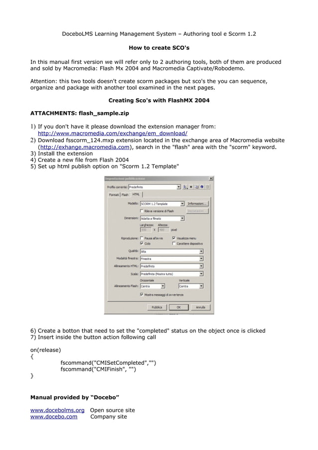 Scorm Manual Eng | PDF