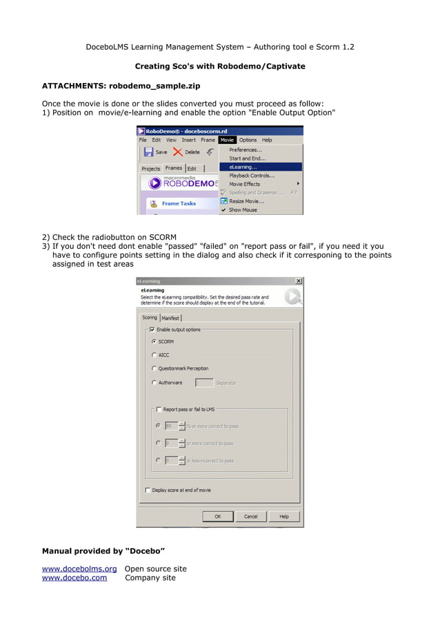 Scorm Manual Eng | PDF