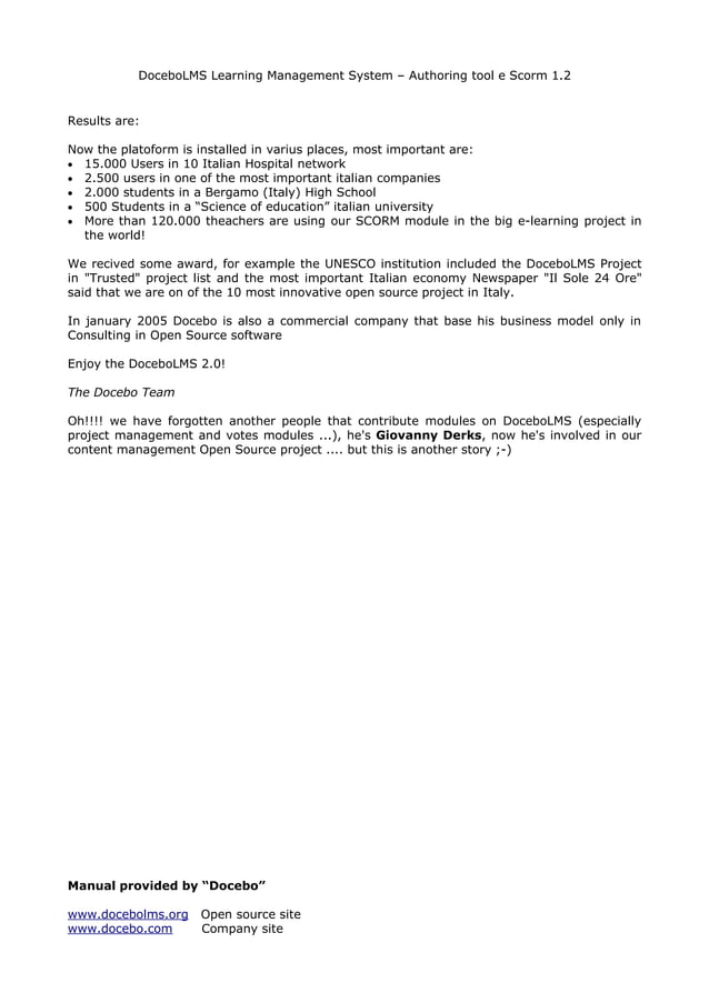 Scorm Manual Eng | PDF