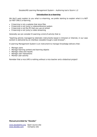 Scorm Manual Eng | PDF