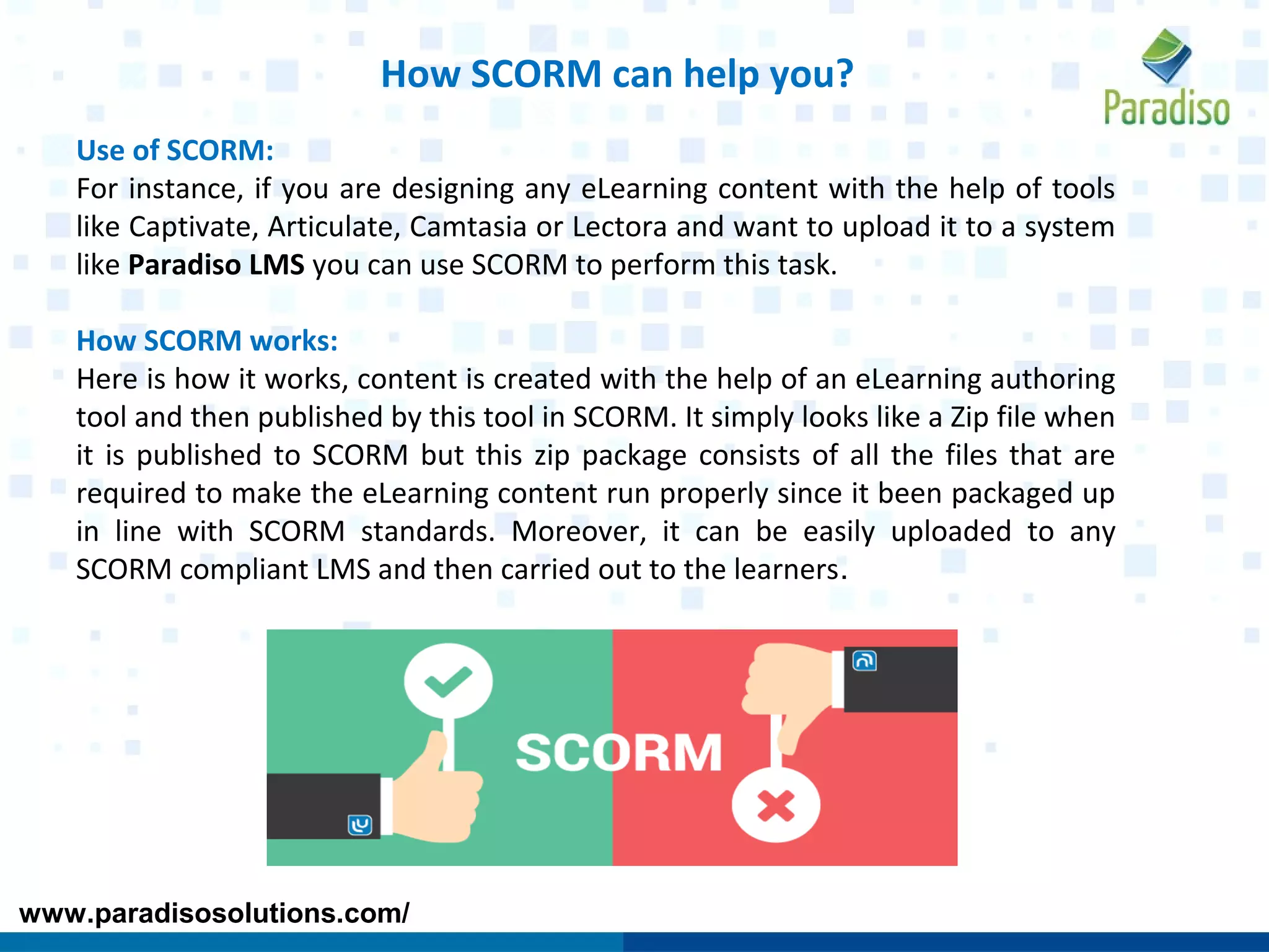 Scorm lms | PPT