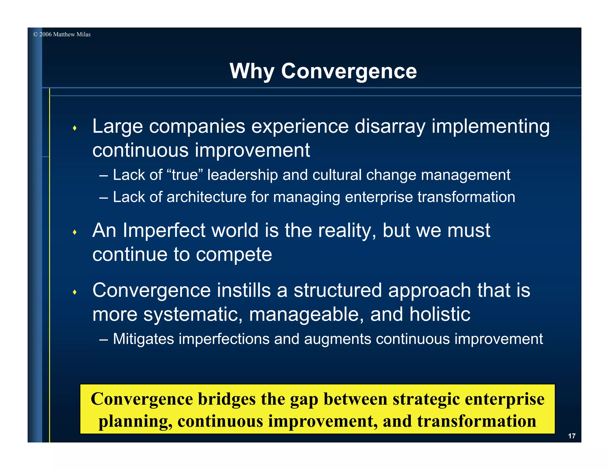 Scor Model Convergence With Lean & Six Sigma | PDF