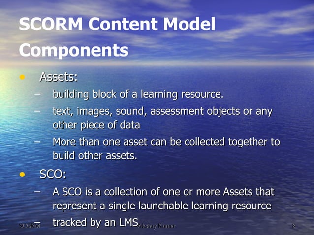 About SCORM | PPT
