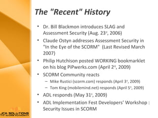 Scorm security | PPT