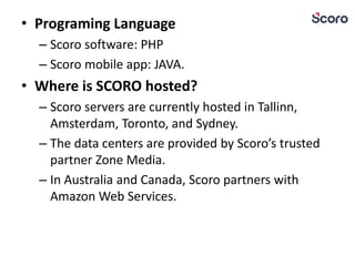Scoro Cloud Based ERP System | PPT