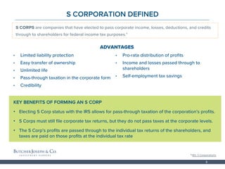 C Corporation Advantages