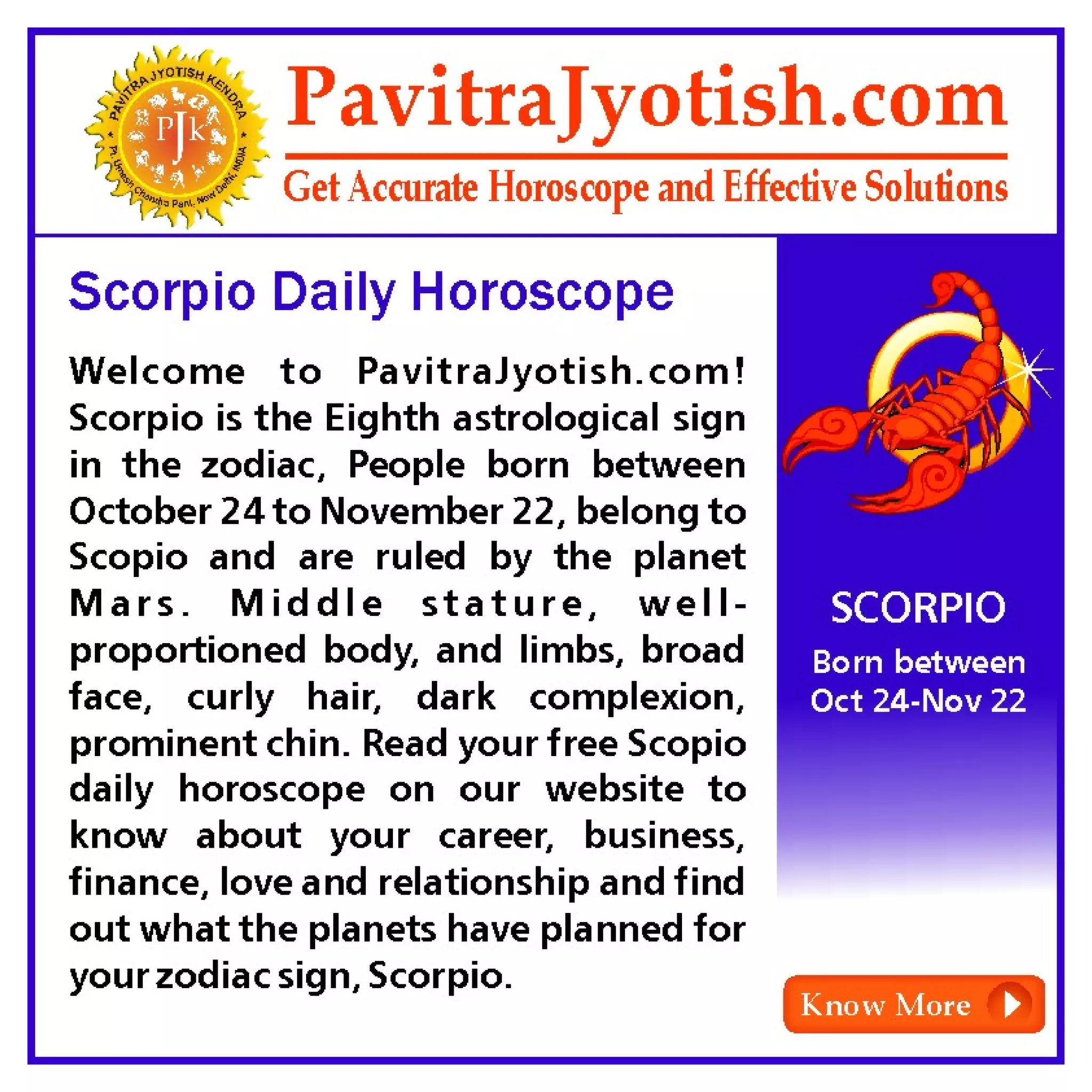Scorpio Daily Horoscope | PDF