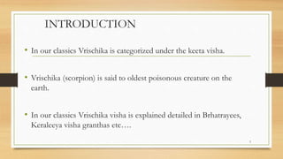 VRISCHIKA VISHA | PPTX
