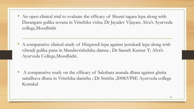 VRISCHIKA VISHA | PPTX