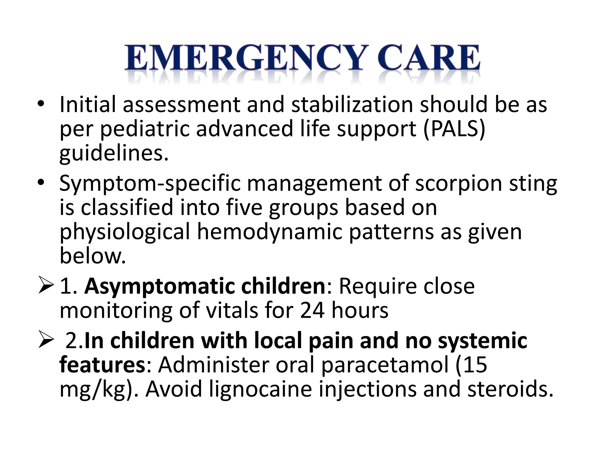 Approach to SCORPION ENVENOMATION in pediatrics.pptx
