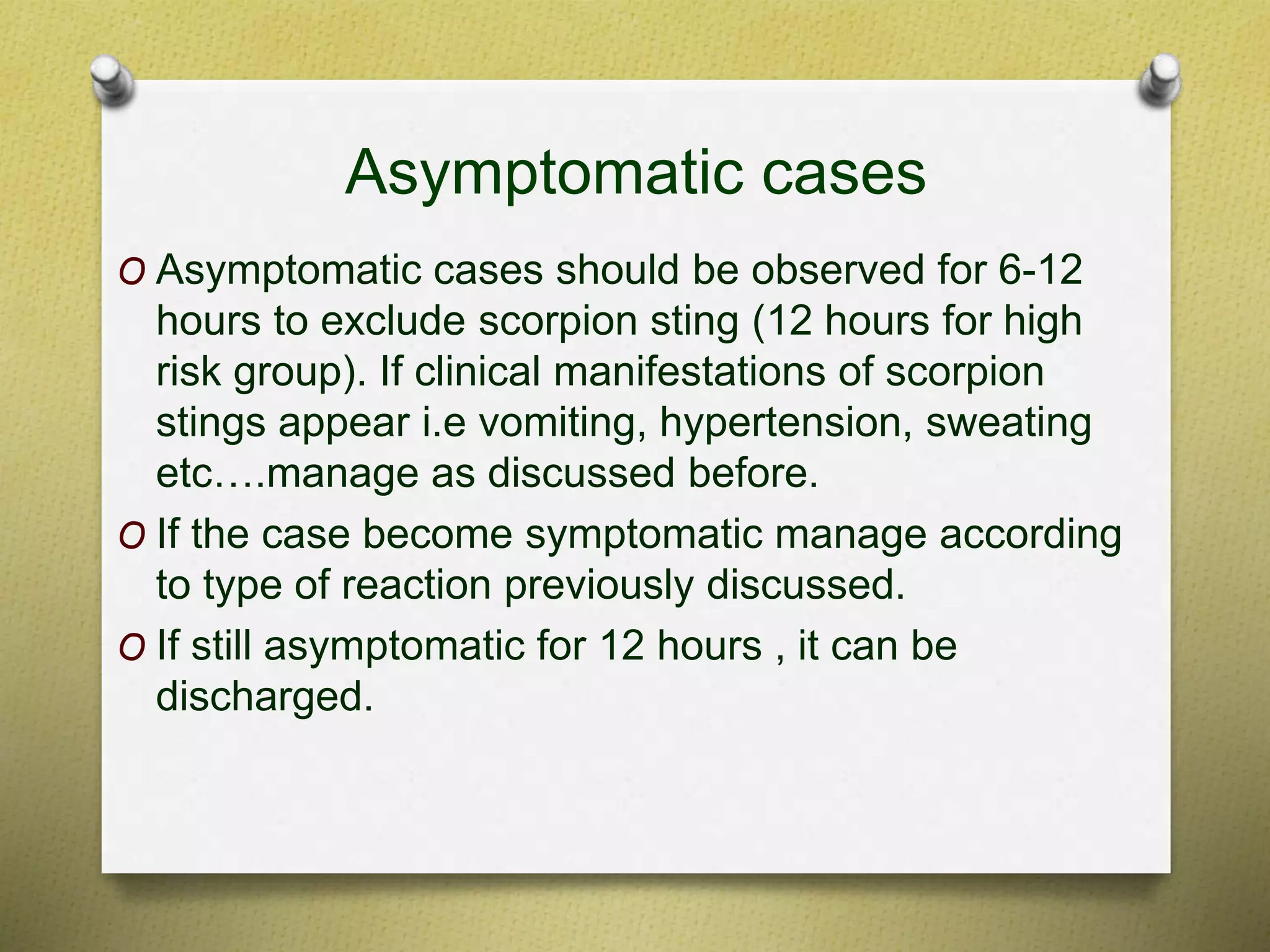 Scorpion envenomation copy | PPTX