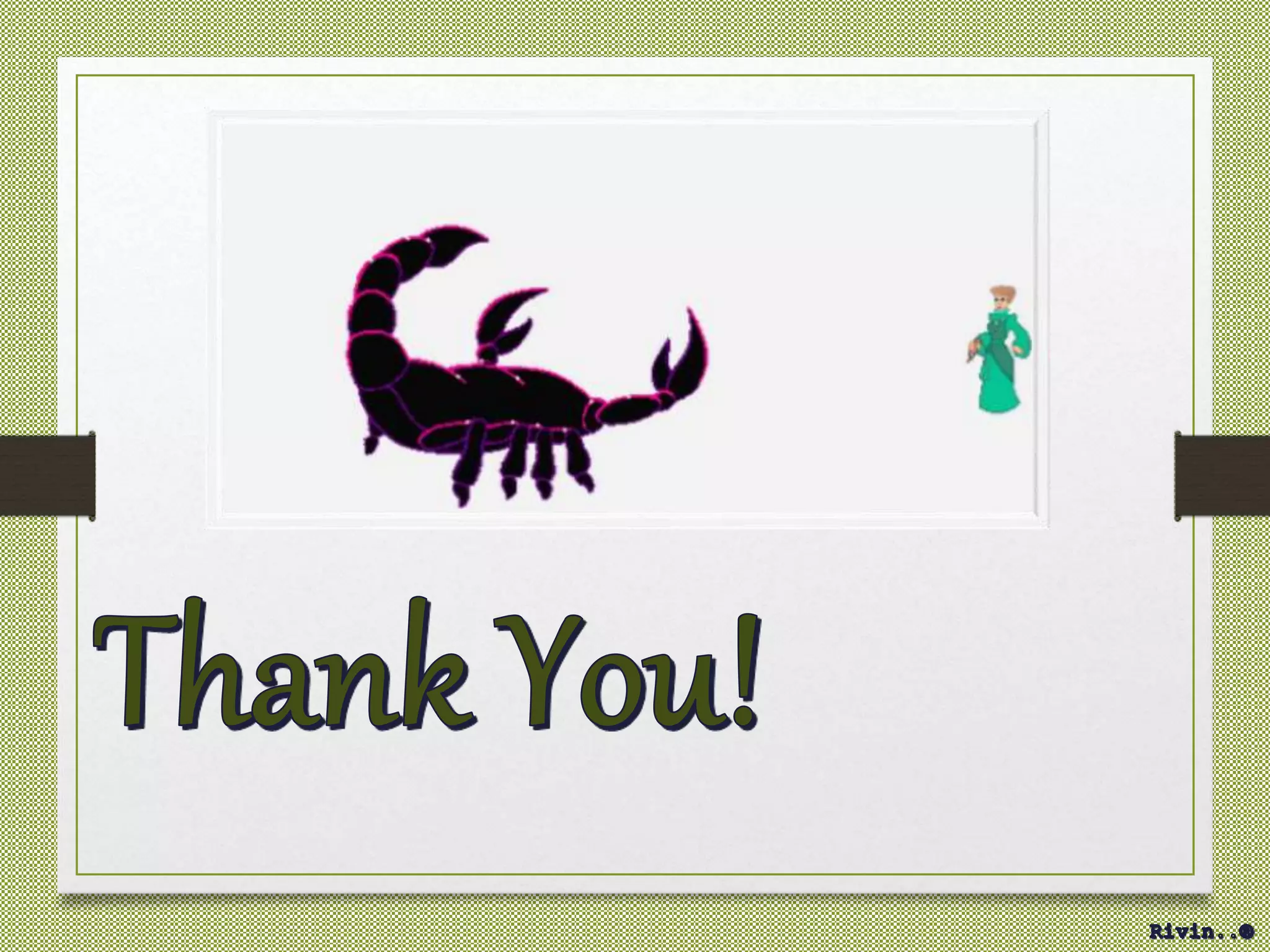 Scorpion Poisoning - Rivin | PPTX