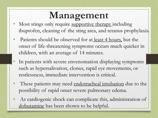 Scorpion Poisoning - Rivin | PPTX