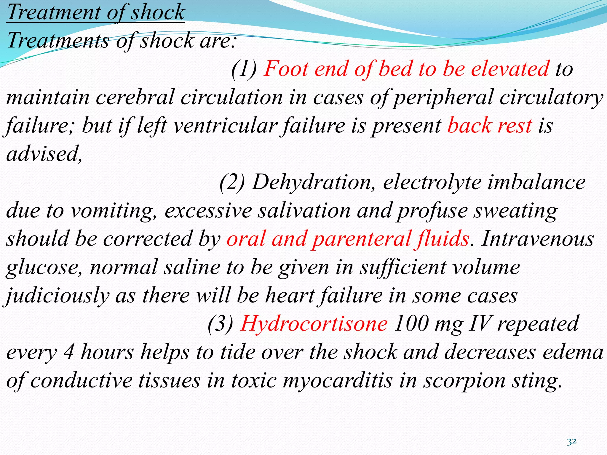 Scorpion sting | PPTX